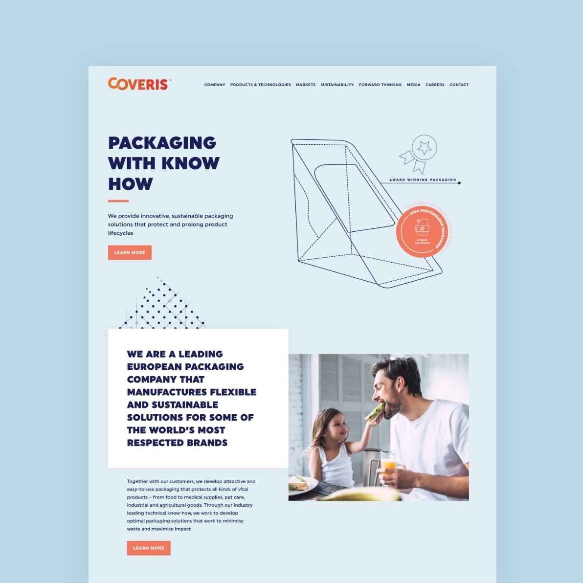 Coveris | Portfolio | Optima Design | Optima Graphic Design Consultants