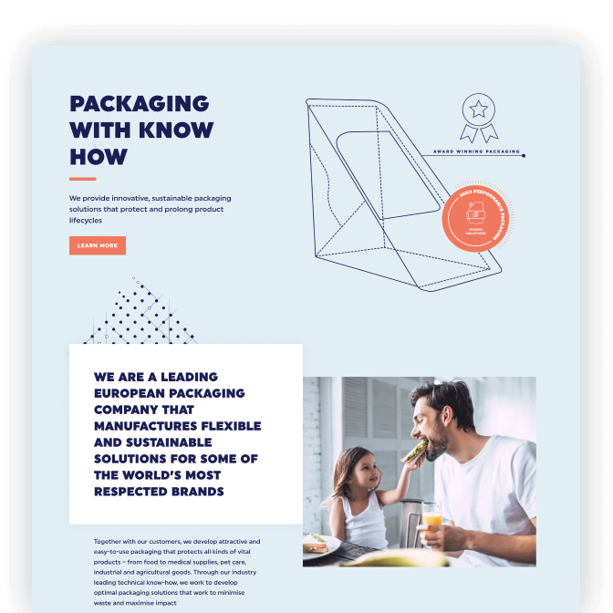 Coveris | Portfolio | Optima Design | Optima Graphic Design Consultants